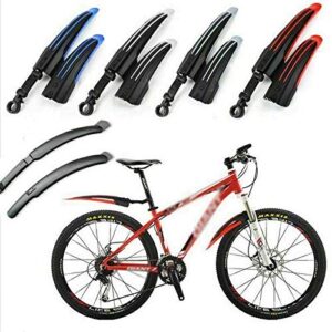 Bicycle Bike Cycling Bicycle mudguard MTB Mountain Front/Rear Mud Guards Mudguard Fenders Set (Deep Blue)