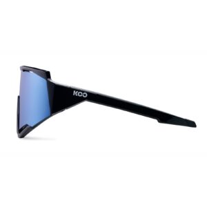 KOO Spectro Sunglasses I Performance Eyewear for Road, Triathlete & Cyclocross Sports - Black Torquoise