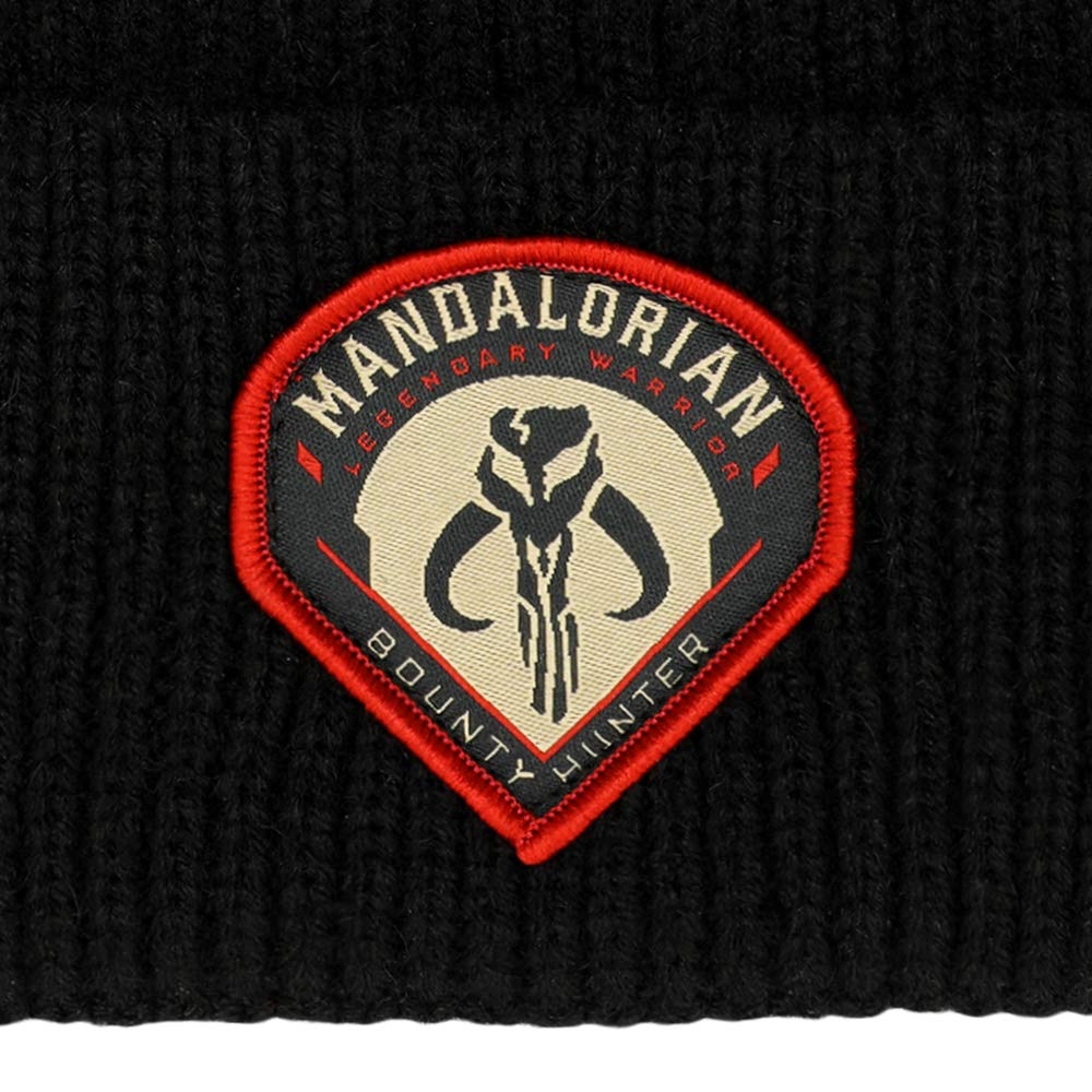 Star Wars Mandalorian Patch Beanie