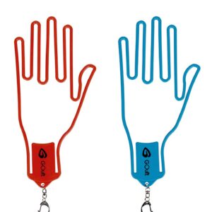 GOuft Golf Glove Stretcher/Golf Glove Dryer (Key Chain) (Red)