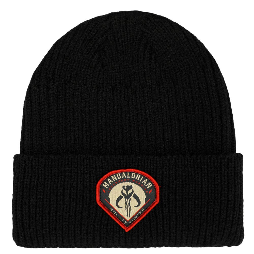 Star Wars Mandalorian Patch Beanie