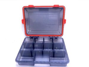 lobo waterproof transparent tackle box by outdare