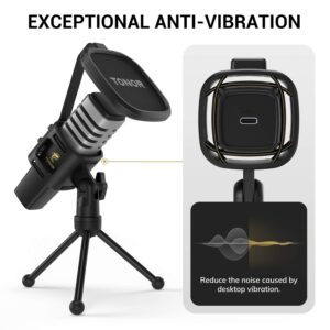 TONOR USB Microphone TC30 and USB Microphone Kit Q9