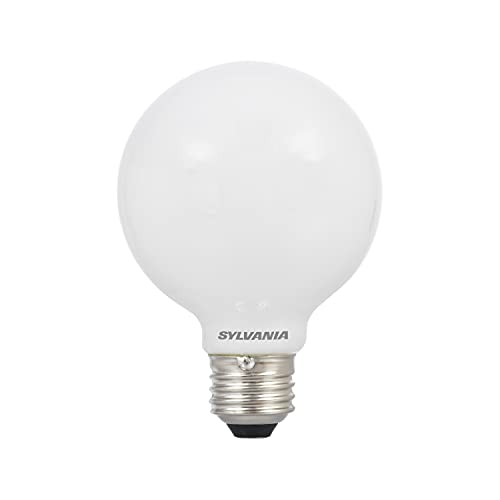 SYLVANIA ECO LED Light Bulb, G25 Globe, 40W Equivalent, Efficient 3.5W, 7 Year, 325 Lumens, Frosted, 2700K, Soft White - 3 Pack (40880)