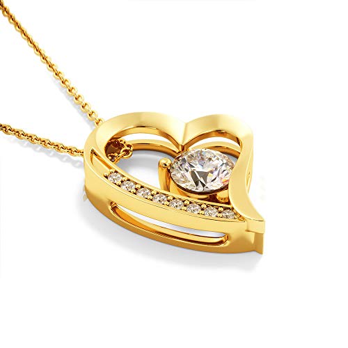 To My Wife Necklace, to My Future Wife Necklace, to My Soulmate Necklace For Girlfriend Forever Love Necklace (18k Yellow Gold Finish)