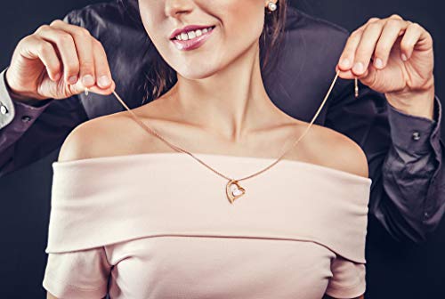 To My Wife Necklace, to My Future Wife Necklace, to My Soulmate Necklace For Girlfriend Forever Love Necklace (18k Yellow Gold Finish)