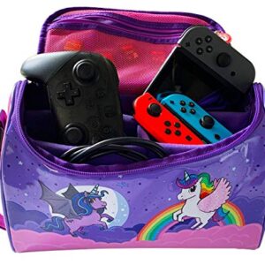 Unicorn Friends Carry All Deluxe Storage Case (Nintendo Switch)