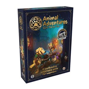 steamforged games animal adventures: starter set - beginners roleplaying tabletop game 5e compatible