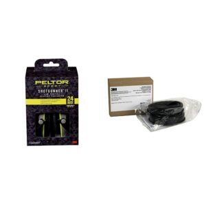 3m peltor sport shotgunner ii low-profile hearing protector & gel hearing protector replacement hygiene kit