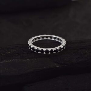 Ravishing Impressions Black Onyx 925 Sterling Silver Cocktail Ring Jewellery Gifts For women