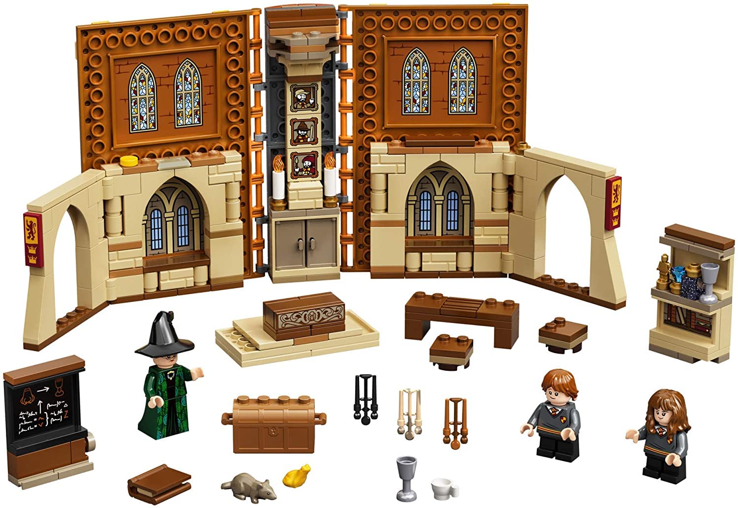 LEGO Harry Potter Hogwarts Moment: Transfiguration Class 76382 Professor McGonagall Room; Collectible Playset, New 2021 (241 Pieces)