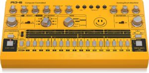 behringer rd-6-am analog drum machine - yellow