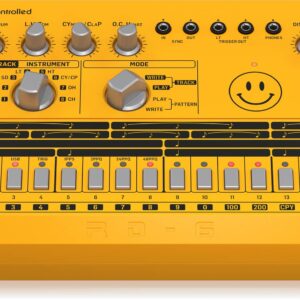 Behringer RD-6-AM Analog Drum Machine - Yellow