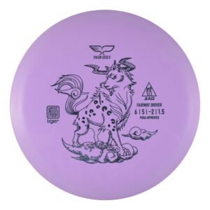 yikun discs | jiao | disc golf fairway driver | tiger line