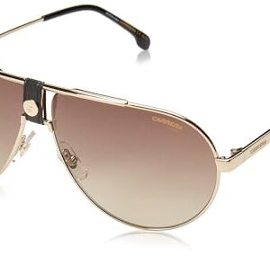 Carrera Men's 1033/S Pilot Sunglasses, Gold/Brown Gradient, 63mm, 11mm