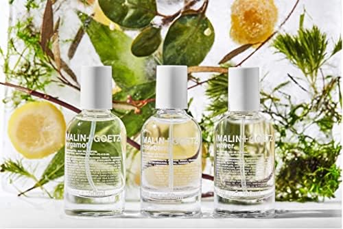 Malin + Goetz Bergamot Eau de Parfum, 1.7 Fl. Oz. – Men & Women's Perfume, Naturally Bright Fragrance, Scented Perfume, Earthy & Musk Scent, Vegan & Cruelty Free