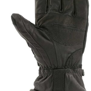 Swany Women's X-Cell 2.1 Sports Moisture-Wicking Warm Flexible Leather Winter Gloves, Black, Medium