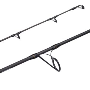 PENN Battalion II 7’6” Inshore/Nearshore Spinning Rod; 1-Piece Fishing Rod, 12-20lb Line Rating, Medium Heavy Rod Power, Fast Action, 1/2-1 1/2 oz. Lure Rating, Black/Gold