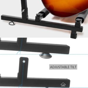 Morimoe Guitar Bass Stand for Multiple Guitars Display Foldable Rack (5-Space)