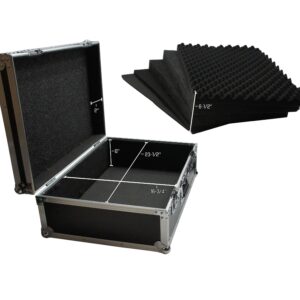 Harmony Audio HCDRC Flight 23" x 16.5" x 7-3/4" Pick & Pluck Foam Utility Locking Case (V2)