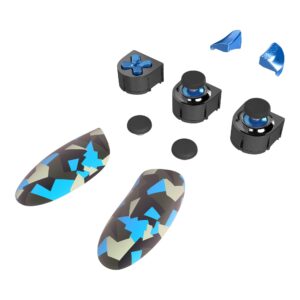 thrustmaster eswap x blue color pack, of 7 blue camo modules, next generation, nxg mini-sticks, hot swap, compatible with eswap x pro controller (xbox series x|s and pc (xbox series x)