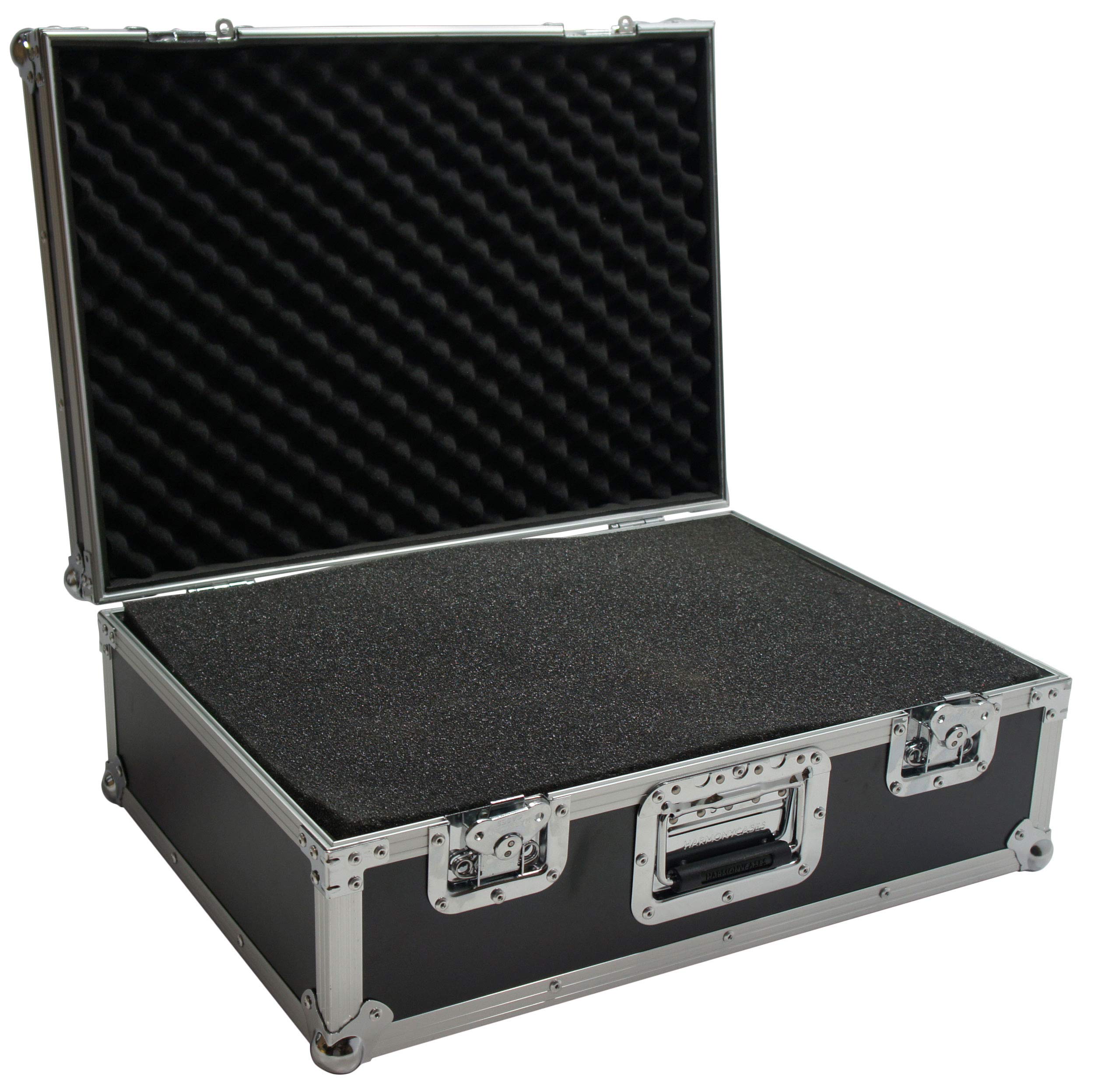 Harmony Audio HCDRC Flight 23" x 16.5" x 7-3/4" Pick & Pluck Foam Utility Locking Case (V2)