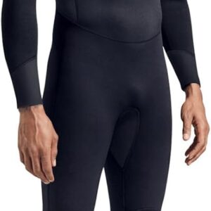 Dark Lightning Full Body Wetsuits for Men,Wet Suit for Men Cold Water Swimming, Diving Surfing Snorkeling Kayaking Triathlon Wetsuit Men, Black,3/2mm, Large