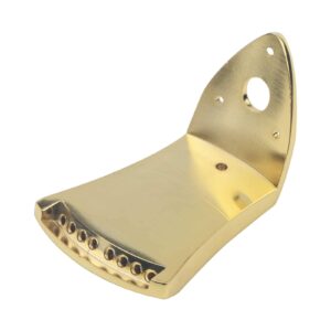 Swhmc Golden Triangle Mandolin Tailpiece Parts for 8 Arched Top Mandolin with Strap Buttons and Screws