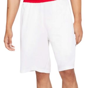 Nike HBR Men's Basketball Shorts (Medium, White/Black)