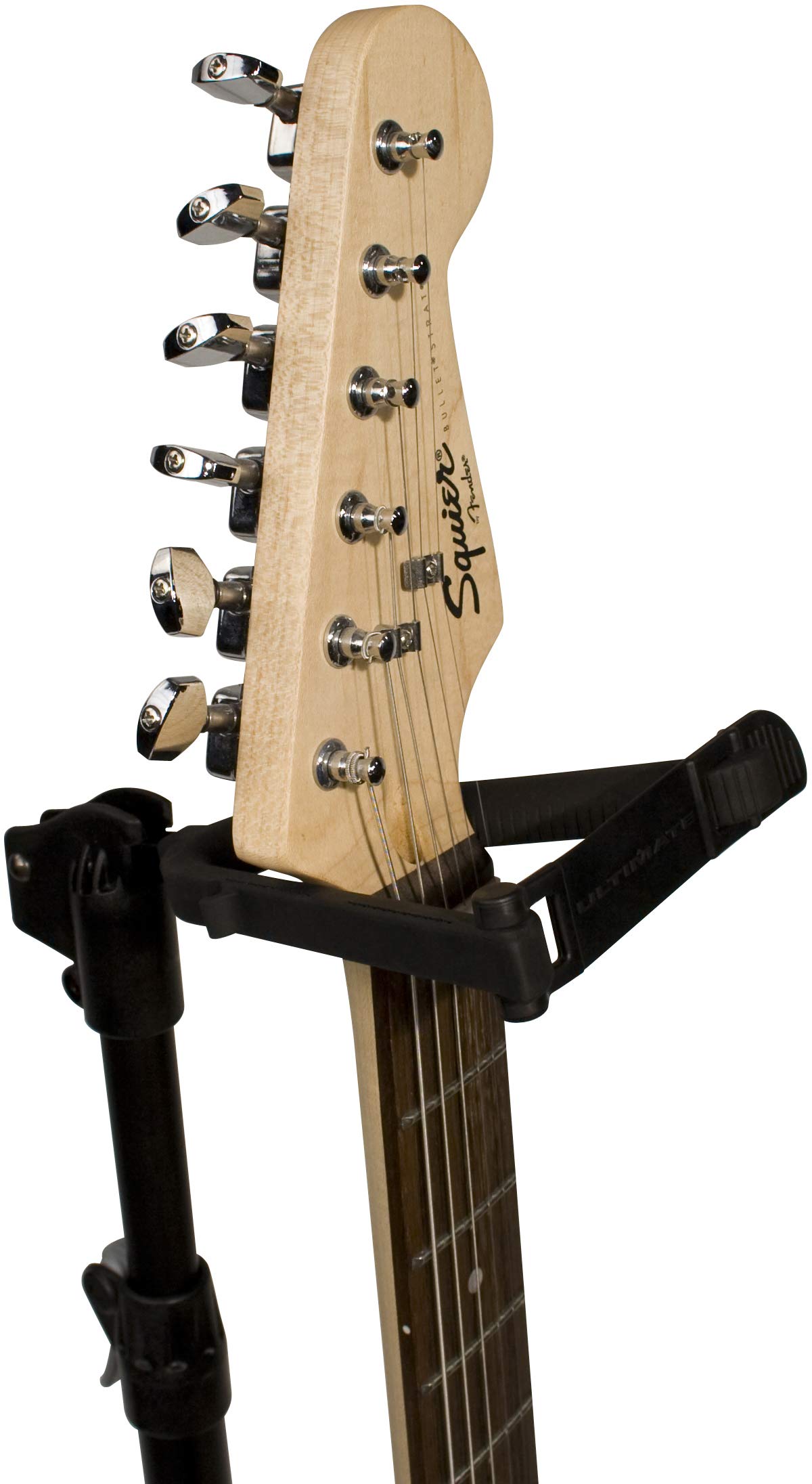 Ultimate Support GS-100 Genesis Series Guitar Stand with Locking Legs and Security Strap Yoke