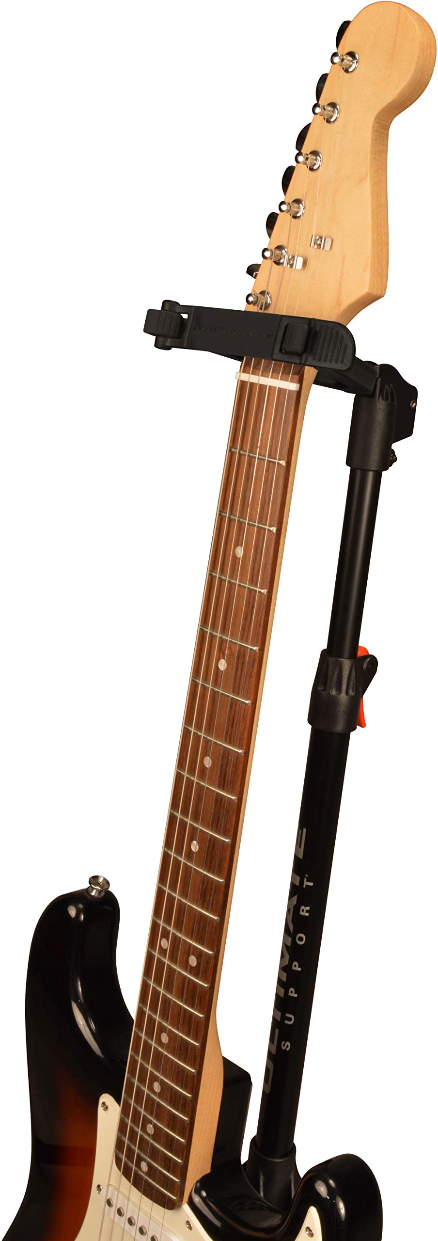 Ultimate Support GS-100 Genesis Series Guitar Stand with Locking Legs and Security Strap Yoke