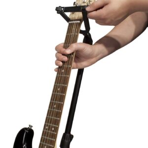 Ultimate Support GS-100 Genesis Series Guitar Stand with Locking Legs and Security Strap Yoke