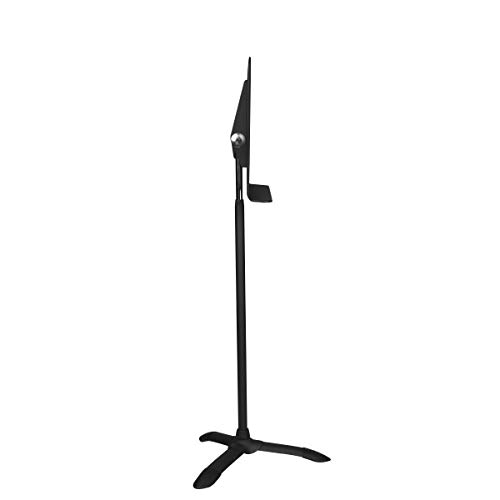 OEF Furnishings Portable, Height Adjustable Metal Music Sheet Stand, Black