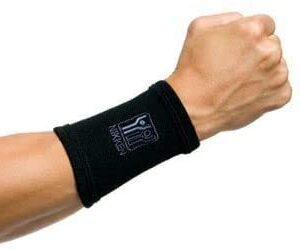 Nikken Medium Black Wrist Sleeve 1825 - Carpal Tunnel Wrist Brace - Wrist Compression Sleeve and Wrist Support - Injury Pain Relief and Recovery - Wrist Wraps