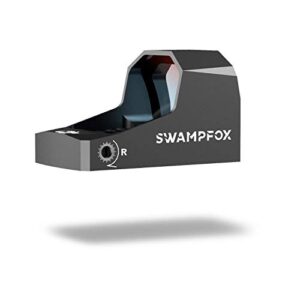 swampfox sentinel micro reflex, manual brightness, red dot