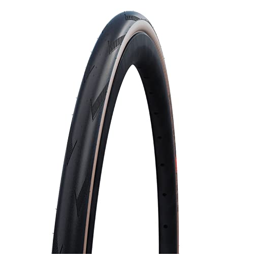 Schwalbe Pro One Tire - Clincher, Folding Tube Type Road Bike Tire, Black/Tan sidewall, Single Tire, 700c x 28