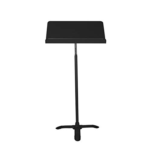 OEF Furnishings Portable, Height Adjustable Metal Music Sheet Stand, Black