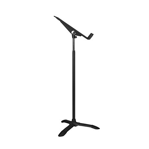 OEF Furnishings Portable, Height Adjustable Metal Music Sheet Stand, Black