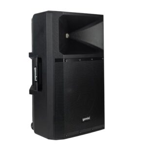 gemini sound gsp-2200: elite 2200w 15" active dj pa speaker with bluetooth stereo, integrated 3-channel mixer, and durable design – ideal for music hobbyists and part-time djs