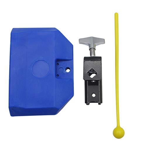 HEALLILY Jam Block Plastic Latin Percussion Block Drum Musical Instrument Kit Drums And Percussion Drum Accessory (Blue)