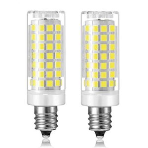 e11 led Bulb, 75W or 100W Equivalent Halogen Replacement Lights,650 Lumens, Daylight White 6000K, Replaces T4 /T3 JD e11 Light Bulb. … (Daylight White 6000k)