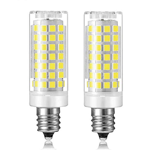 e11 led Bulb, 75W or 100W Equivalent Halogen Replacement Lights,650 Lumens, Daylight White 6000K, Replaces T4 /T3 JD e11 Light Bulb. … (Daylight White 6000k)