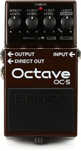 boss oc-5 polyphonic guitar/bass octave pedal