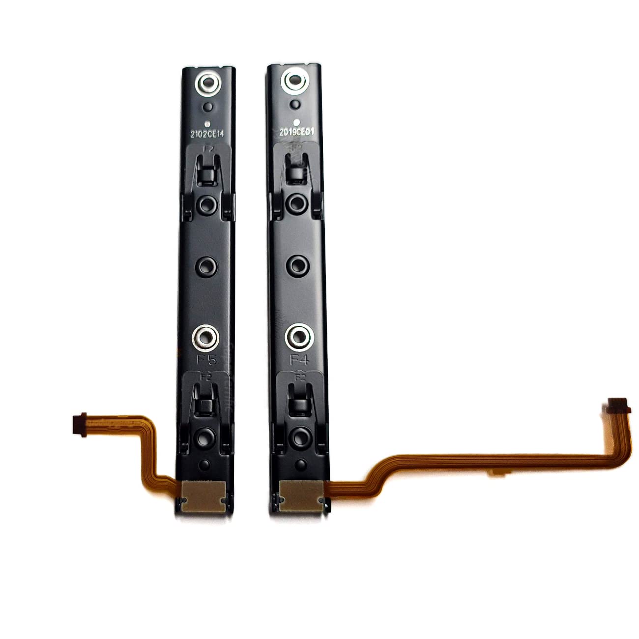 Left and Right Rail (with Screws) with Flex Cable for Joy-Con Slider. Track for Nintendo Switch Console Joy-Cons