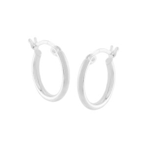 Silpada 'Time To Shine' Small Hoop Earrings in Sterling Silver