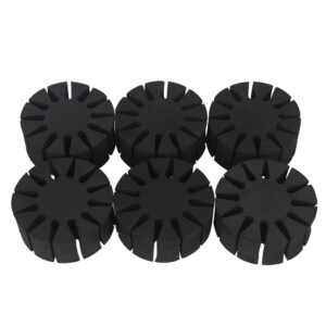 dewin 6pcs arrow rack, round arrow holder arrow separator holder, arrow rack separator eva foam holder for outdoor hunting archery accessory