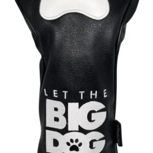 Let The Big Dog Eat (Black) Embroidered Headcover - Driver