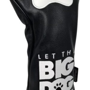 Let The Big Dog Eat (Black) Embroidered Headcover - Driver