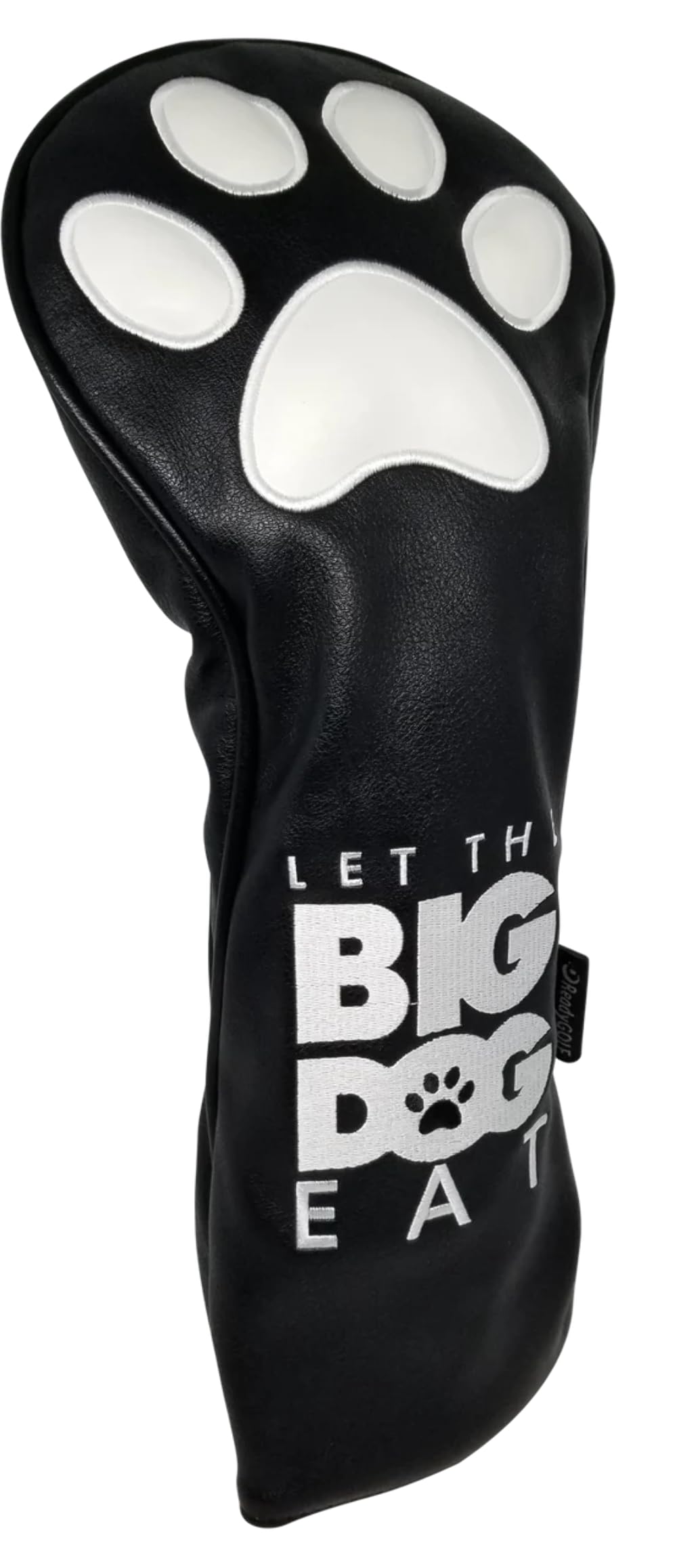 Let The Big Dog Eat (Black) Embroidered Headcover - Driver