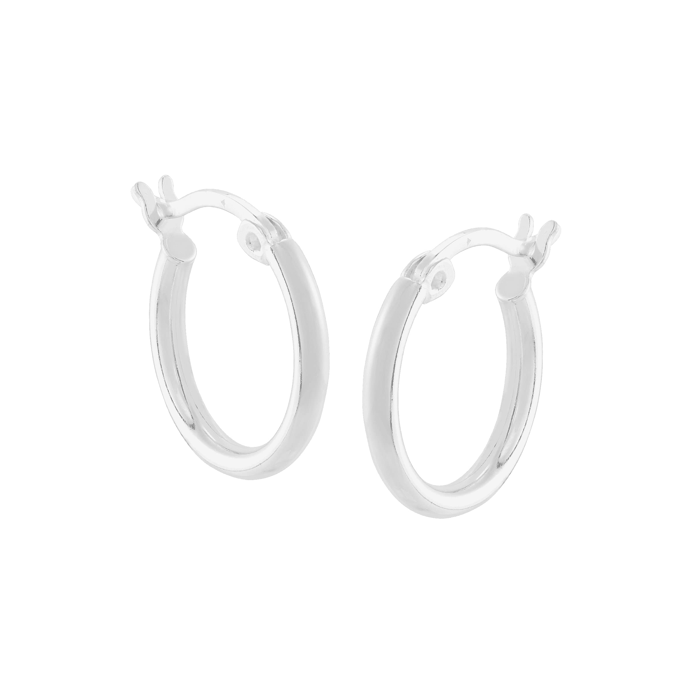 Silpada 'Time To Shine' Small Hoop Earrings in Sterling Silver